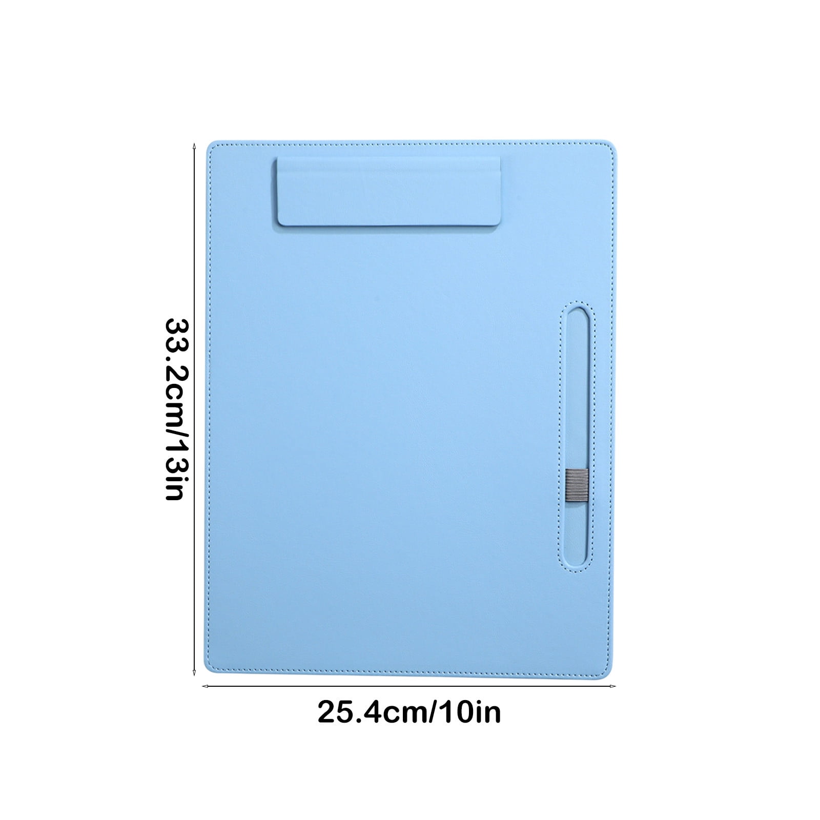 Rkxzt Splint,Leather Writing Board Notepad 13x10"Magnetic Clip Office ...