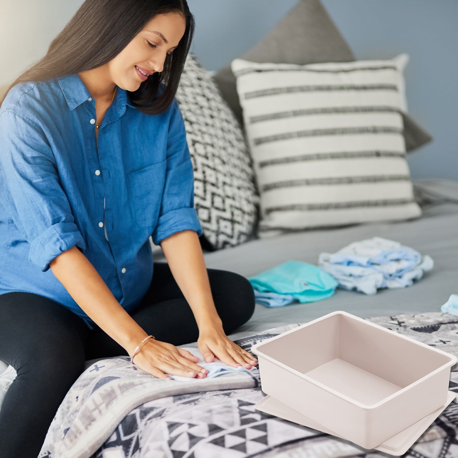 Rkxzt Storage Boxes,Underwear Storage Box Drawer Organizer with Lid ...