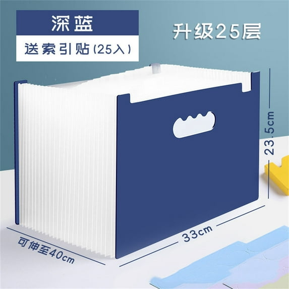 Rkxzt Storage Folder Portable Organizer Folder Multi-layer Retractable ...