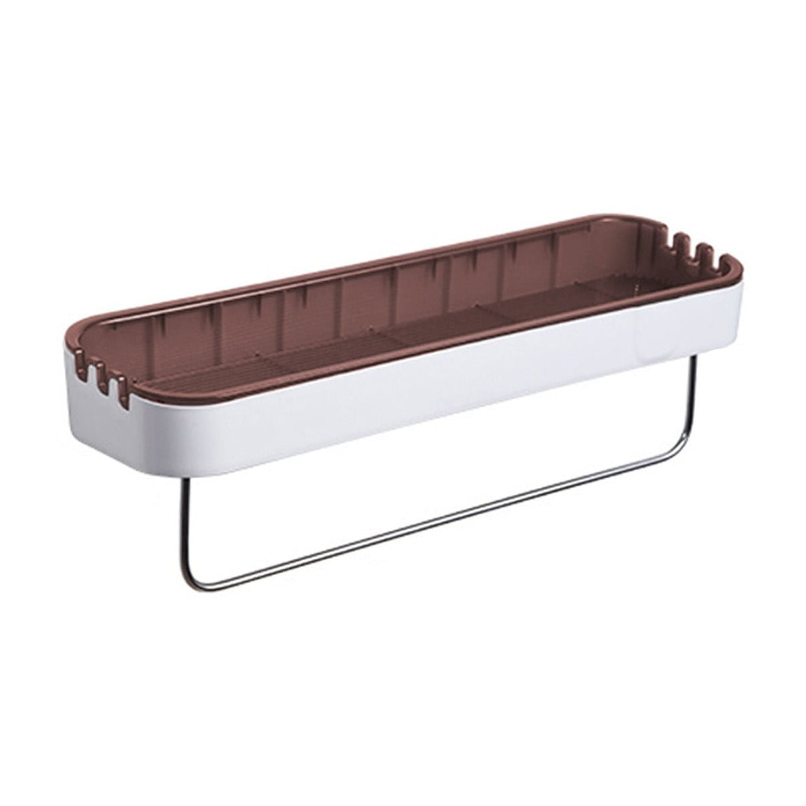 Rkxzt Storage Rack Adhesive Shower Caddy No Drill Rack Floating Shelf ...
