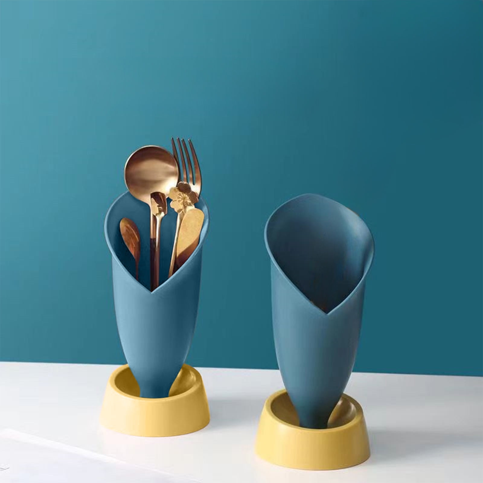 Rkxzt Utensil Holder for Kitchen Counter,Plastic Detachable Kitchen ...