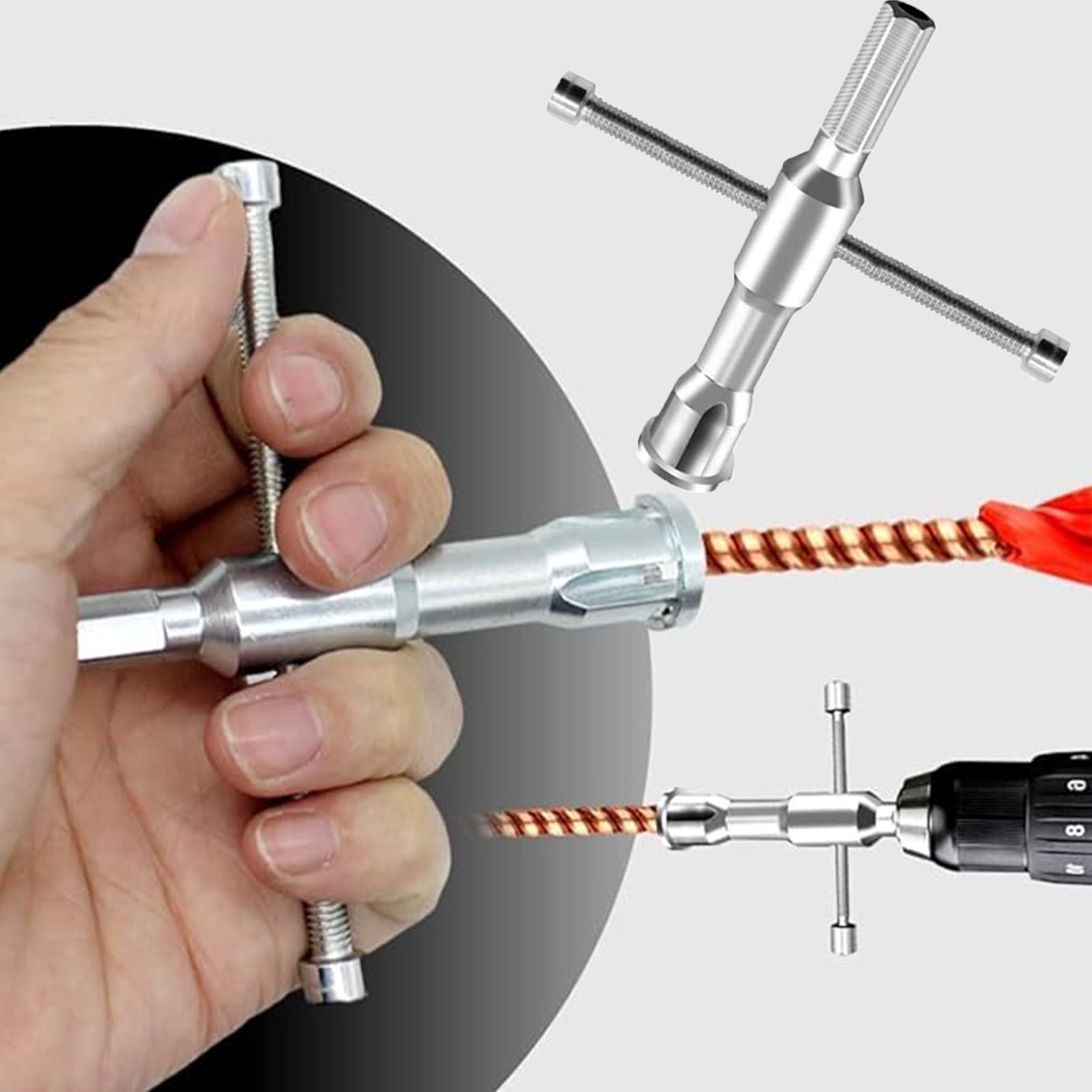 Rkxzt Wire Stripping and Twisting Tool-Automatic Wire Stripper for ...