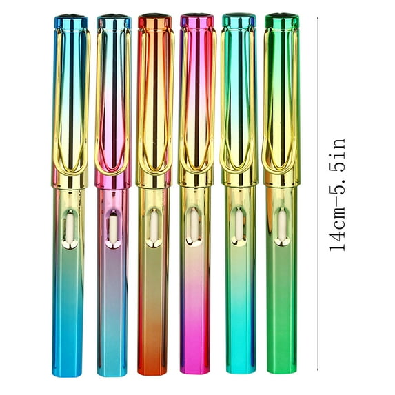 Rkxzt Writing Pen 6PC Metal Inkless Pens with Grip Posture Correction ...