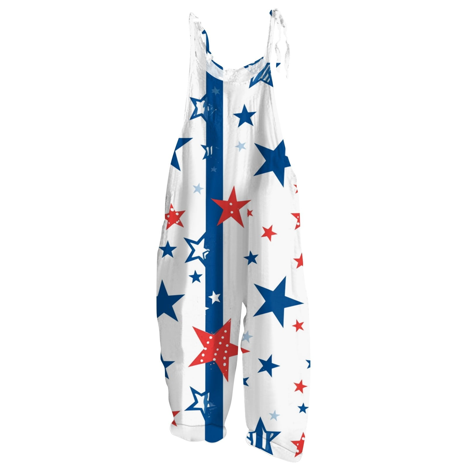 Rlmidhb 4th of July American Flag Jumpsuits for Women Independence Day ...