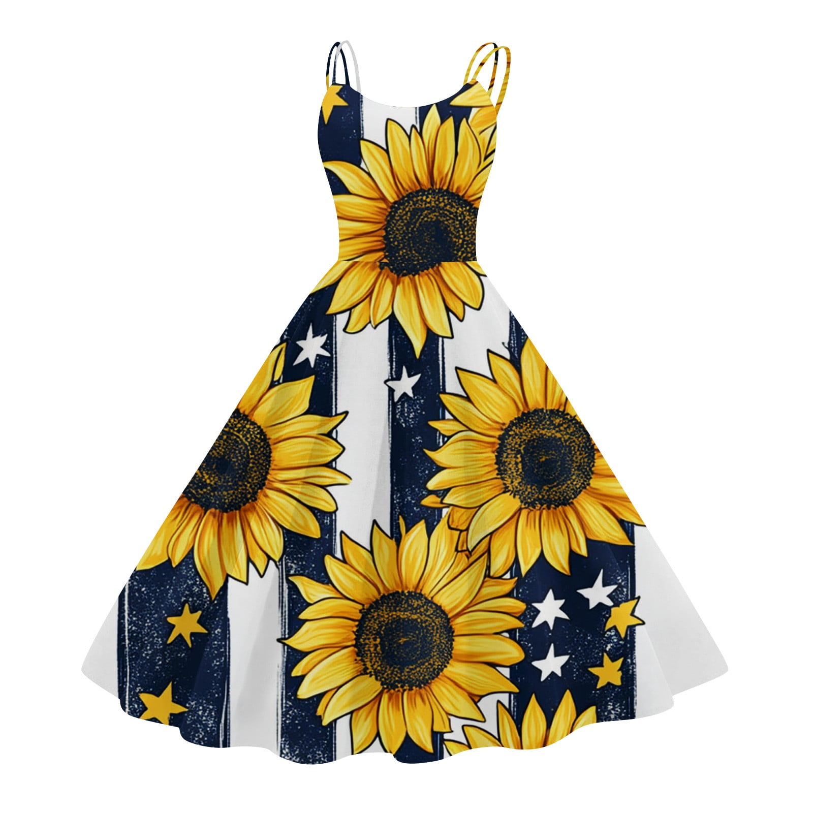 Rlmidhb American Flag 4th of July Dresses for Women Independence Day ...