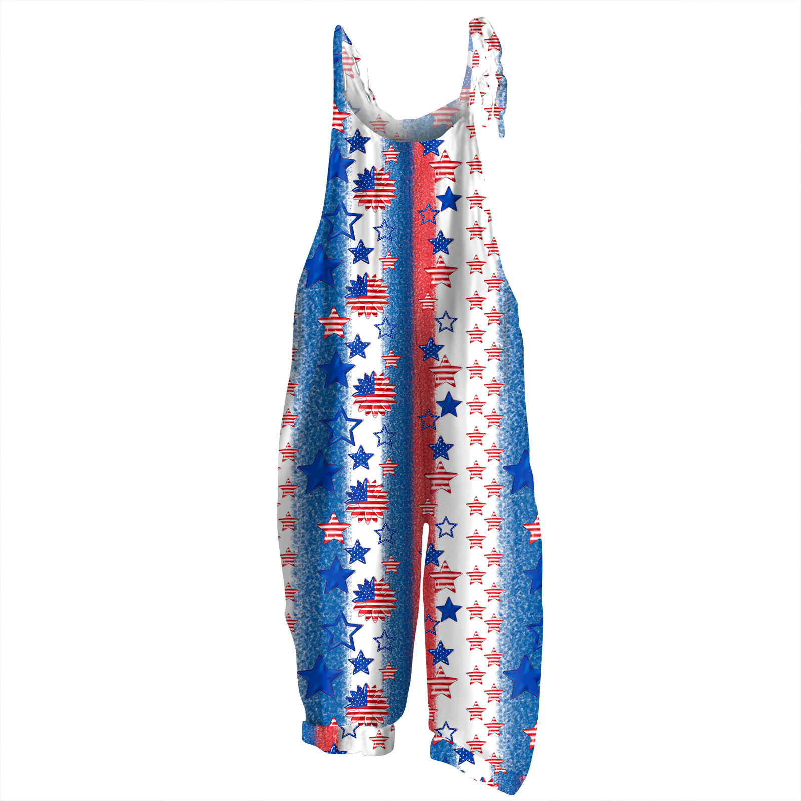 Rlmidhb American Flag 4th of July Jumpsuits for Women Independence Day ...