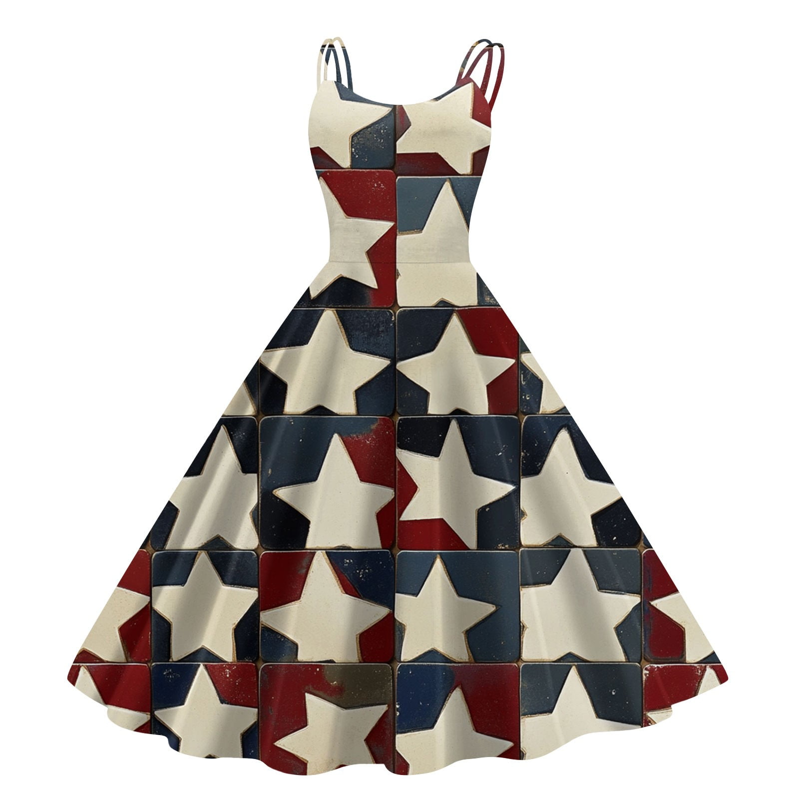 Rlmidhb Independence Day American Flag Dresses for Women 4th of July ...