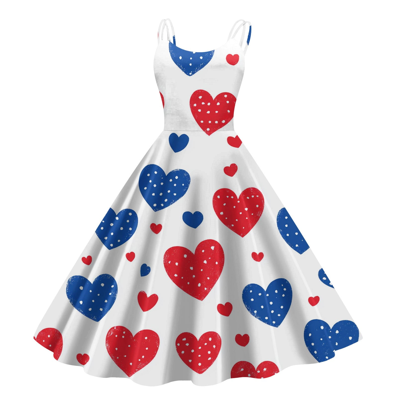 Rlmidhb Independence Day American Flag Dresses for Women 4th of July ...