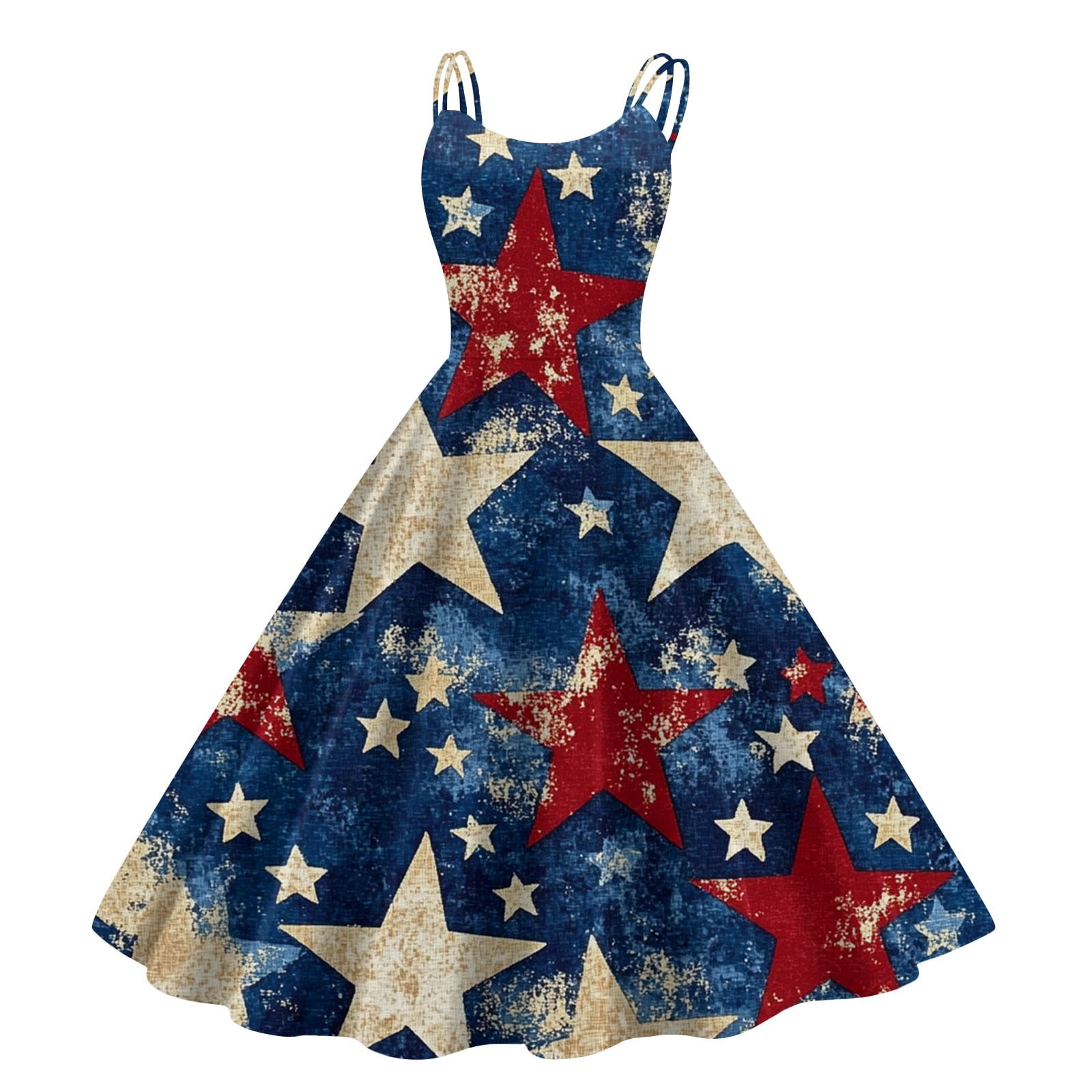 Rlmidhb Independence Day American Flag Dresses for Women 4th of July ...