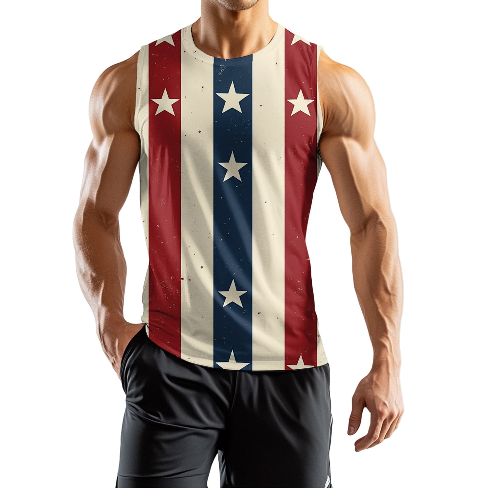 Rlmidhb Independence Day American Flag Tank Tops for Men 4th of July ...