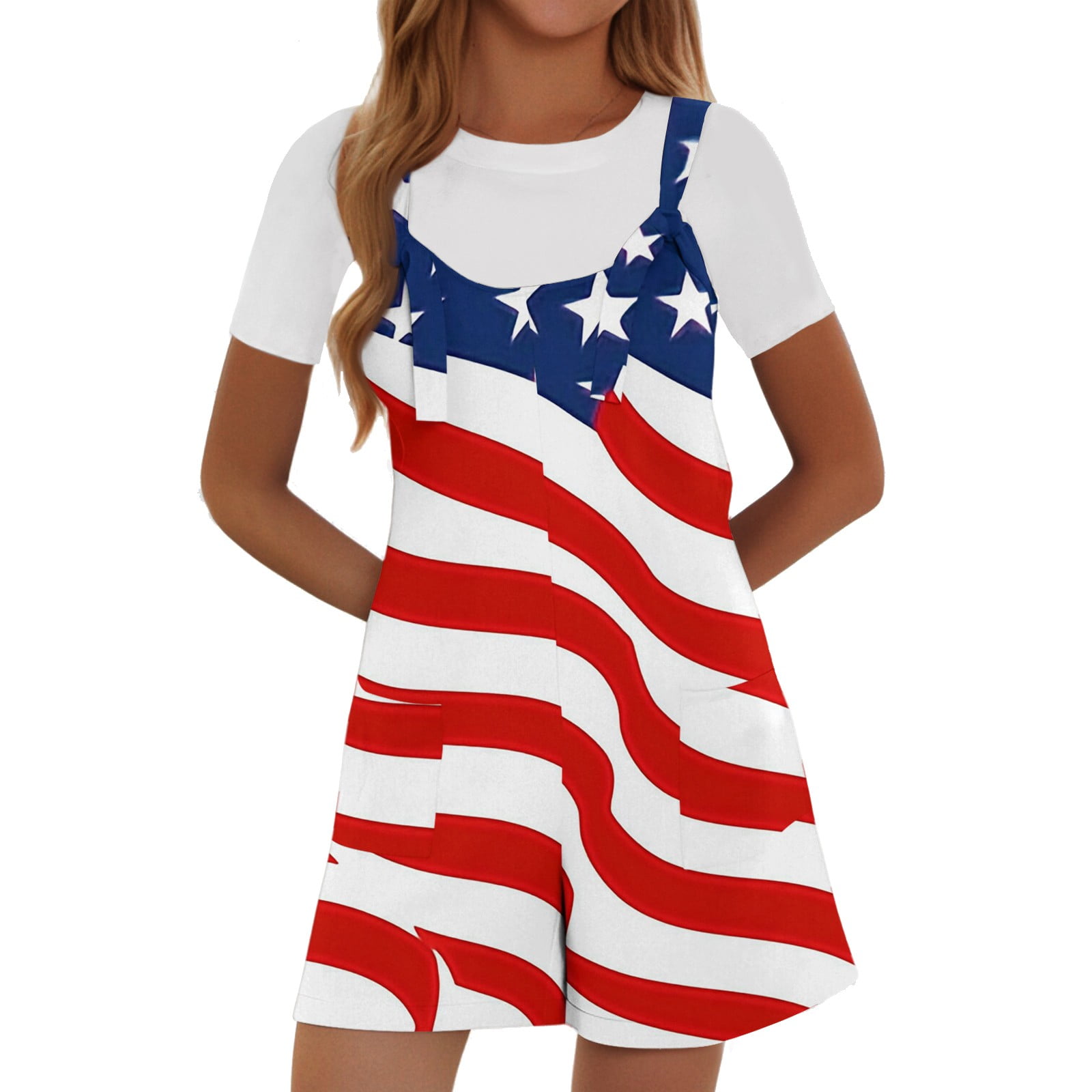 Rlmidhb Rompers for Little Girl Patriotic Independence Day American ...