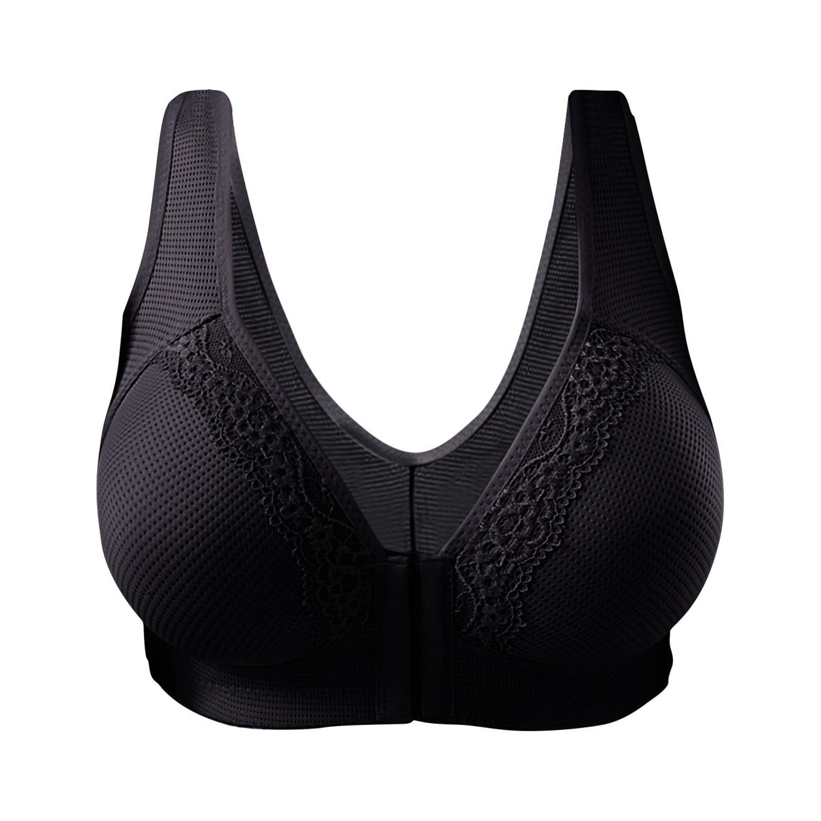 Rlmidhb Women's Plus Size Wireless Bras Lightweight No Underwire Push ...