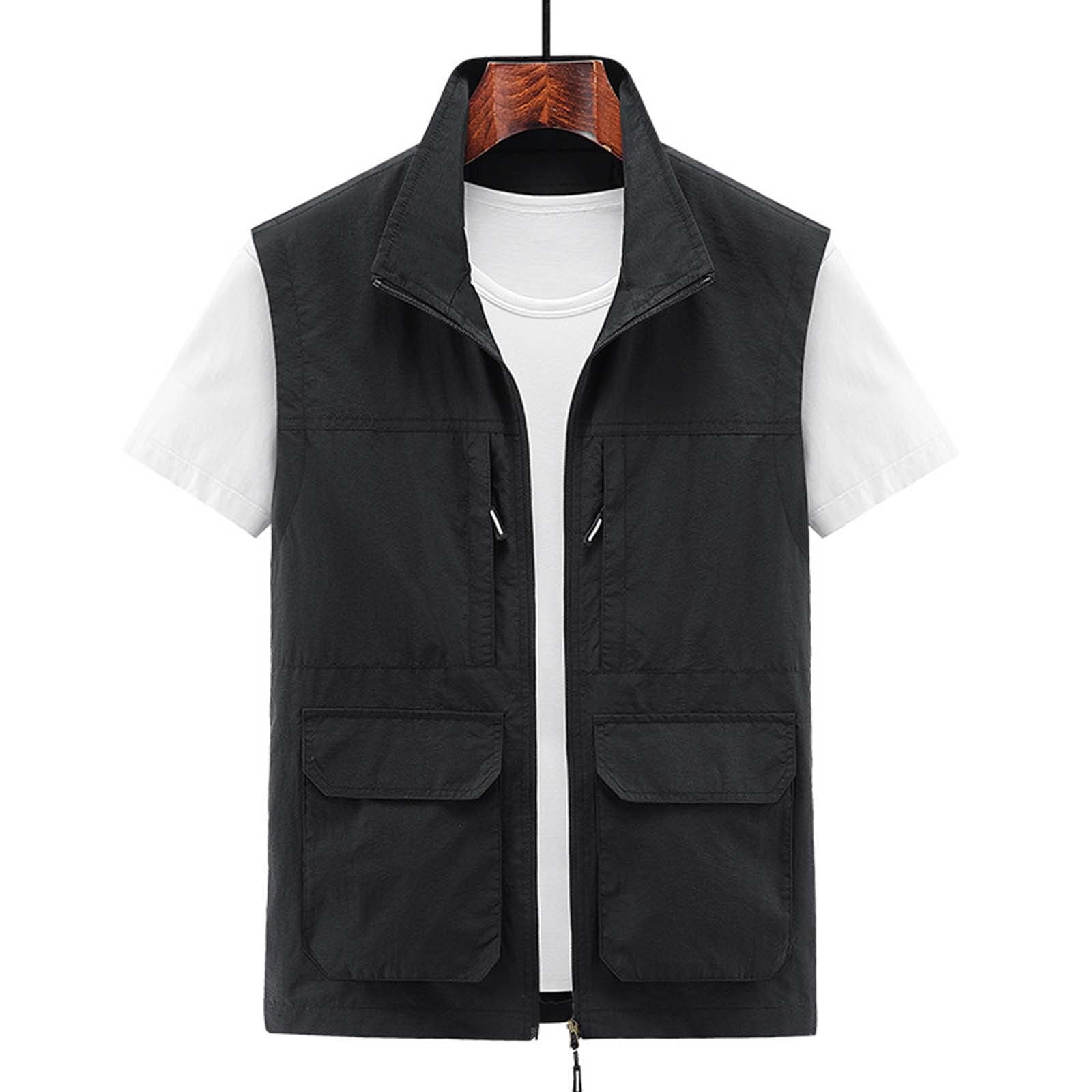 Rloper-Lop Lightweight Vests for Men Outdoor Leisure Waistcoats with ...