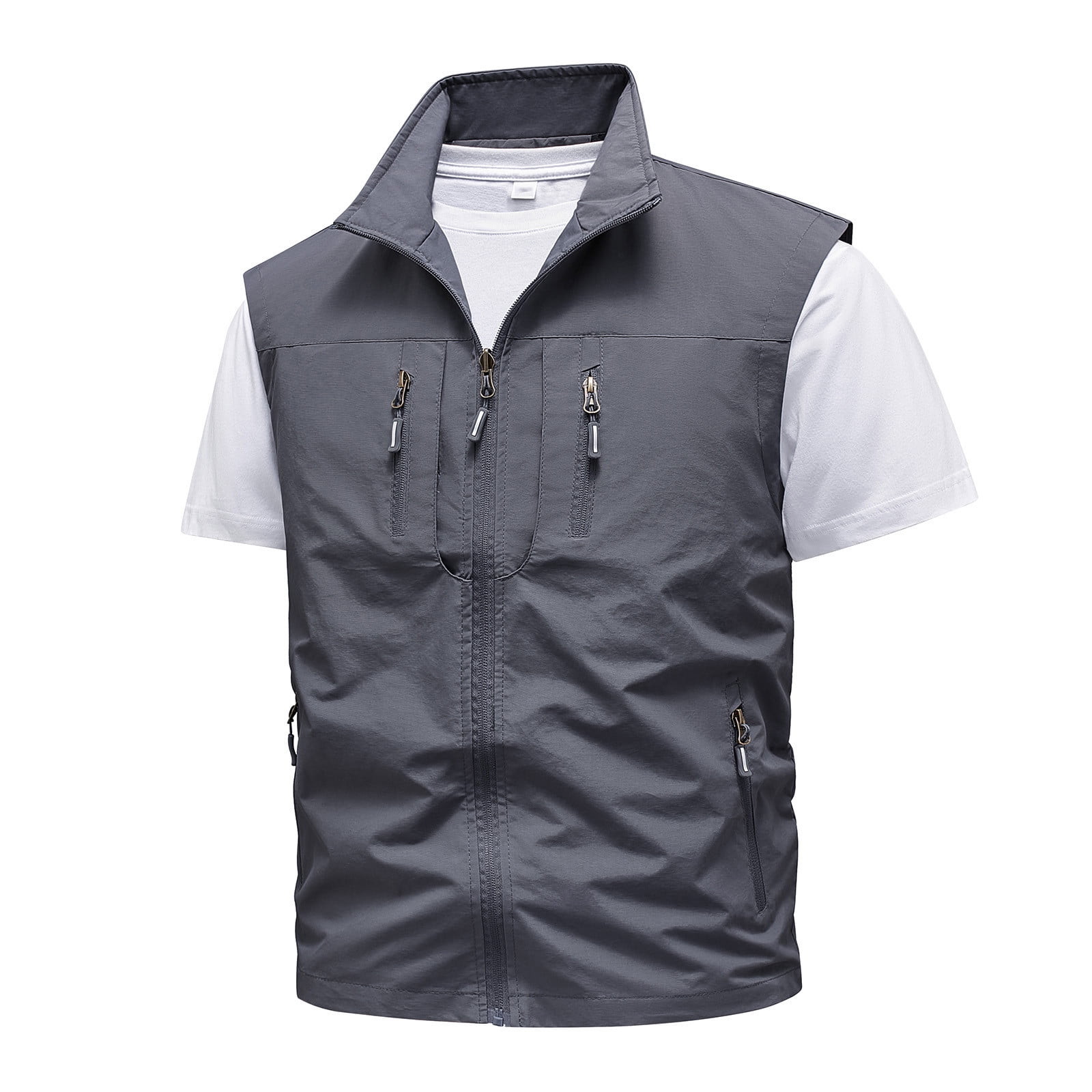 Rloper-Lop Travel Vests for Men Multi Pockets Utility Tank Tops ...