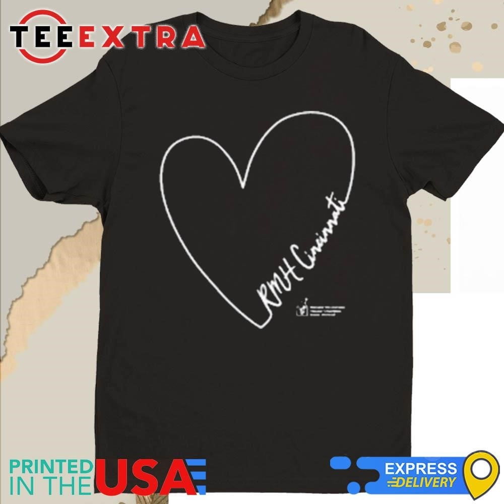 Rmh Cincinnati Handrawn Heart Shirt - Walmart.com