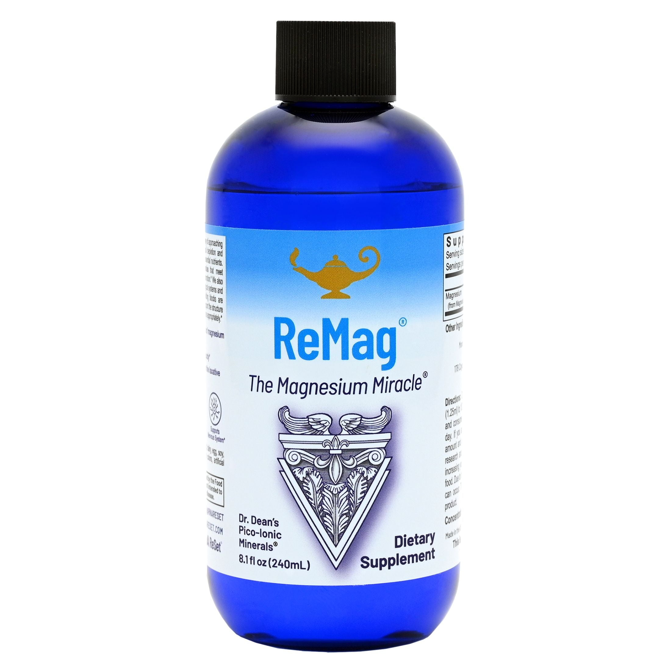 RnA ReSet ReMag® Liquid Magnesium, 8.1 fl oz, Highly Absorbable, Non ...