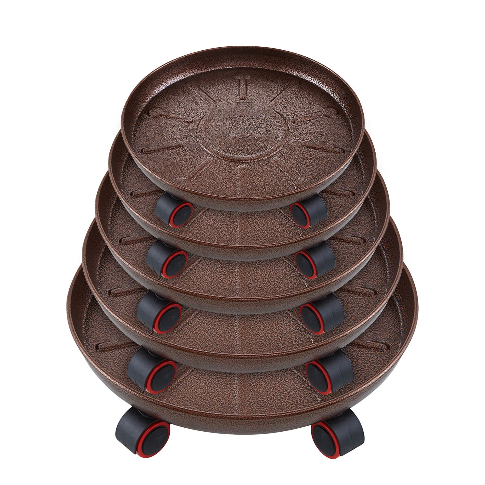 RnemiTe-amo 11"Plant Caddy,Plant Pallet with Brake Wheels,Moving Plant ...