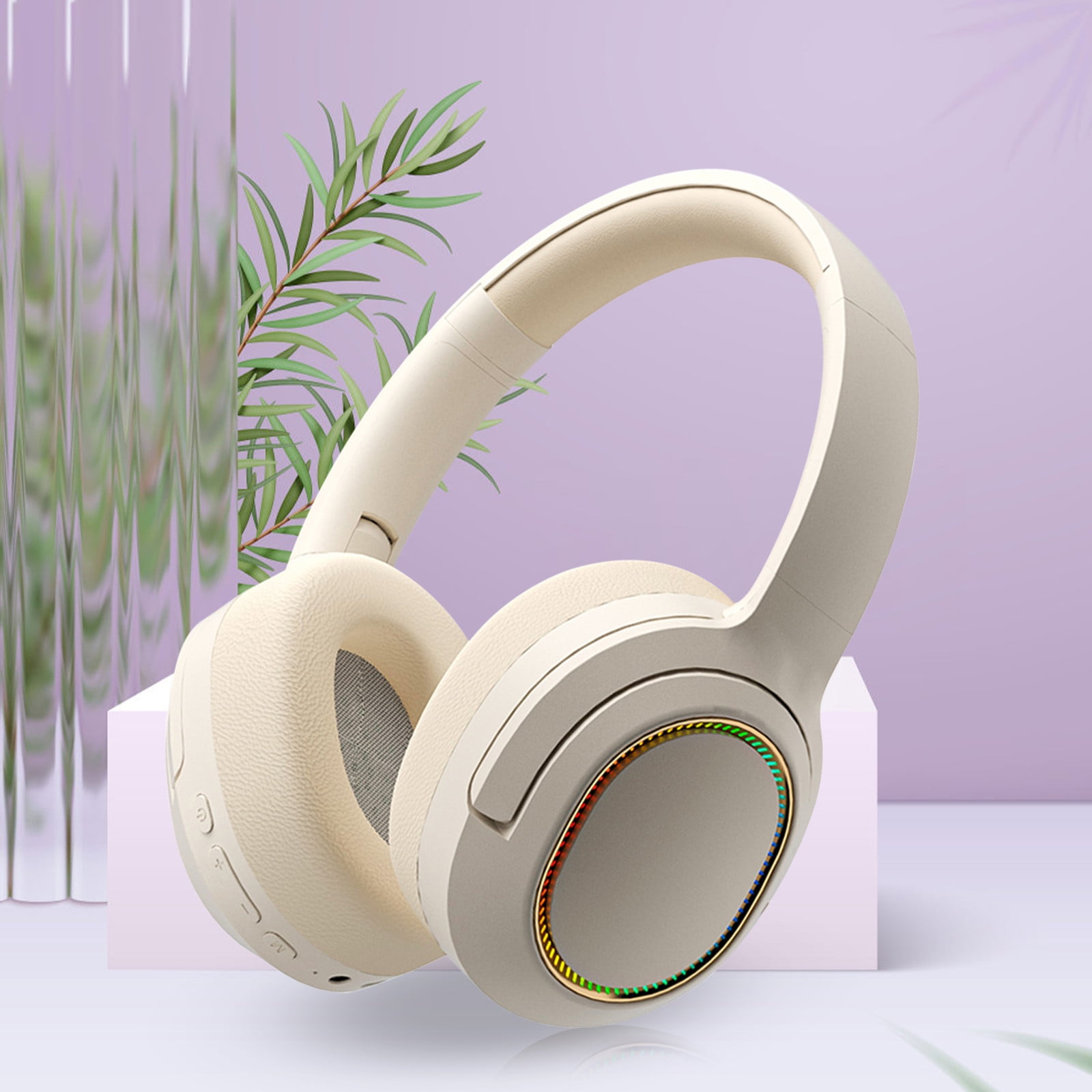 RnemiTe-amo Bluetooth Headphones Over Ear, Bluetooth 5.3 Subwoofer Head ...