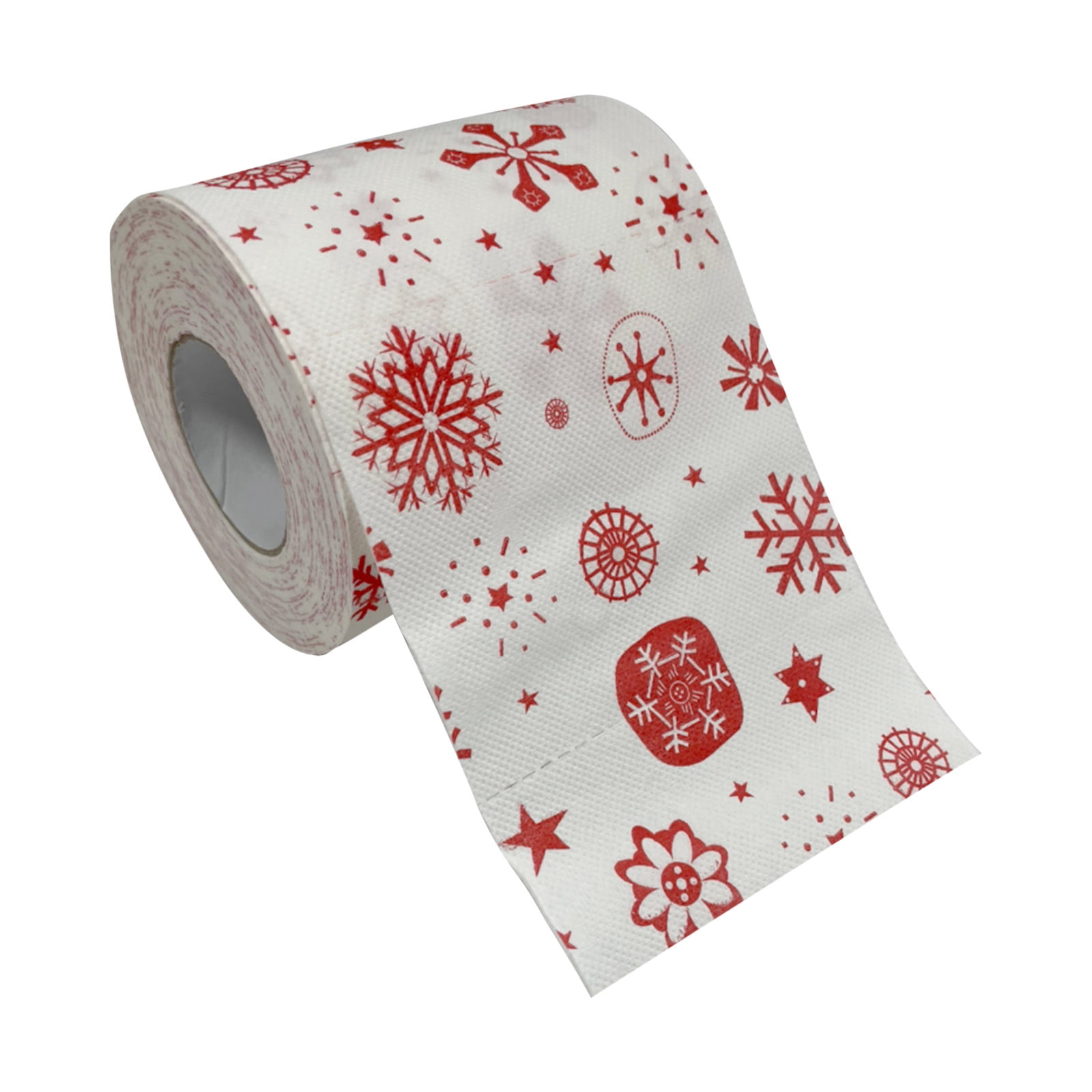 RnemiTe-amo Christmas Toilet Paper Home Santa Claus Bath Toilet Roll ...