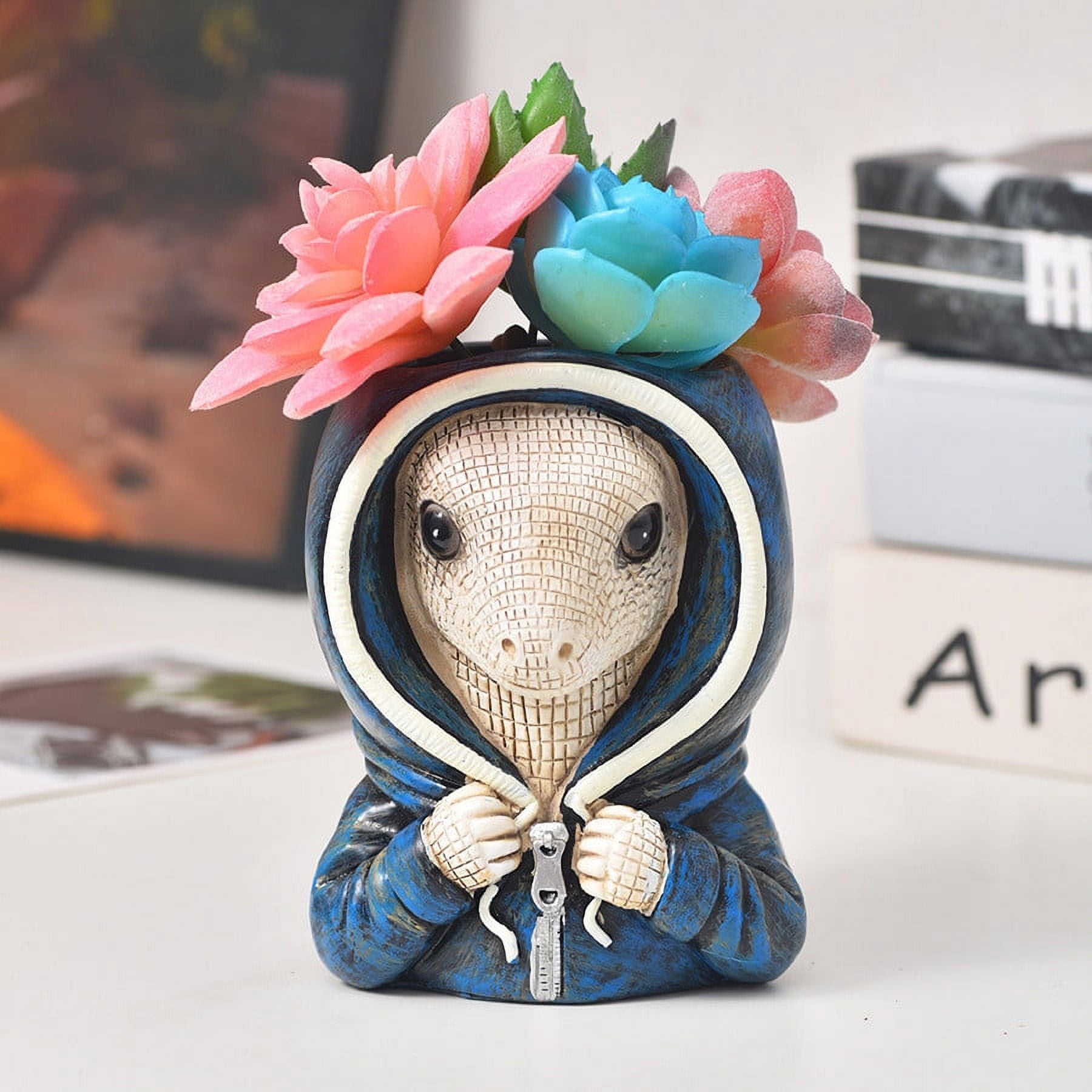 RnemiTe-amo Clearance Cute Succulent Planter Snake Shaped Flower Pot ...