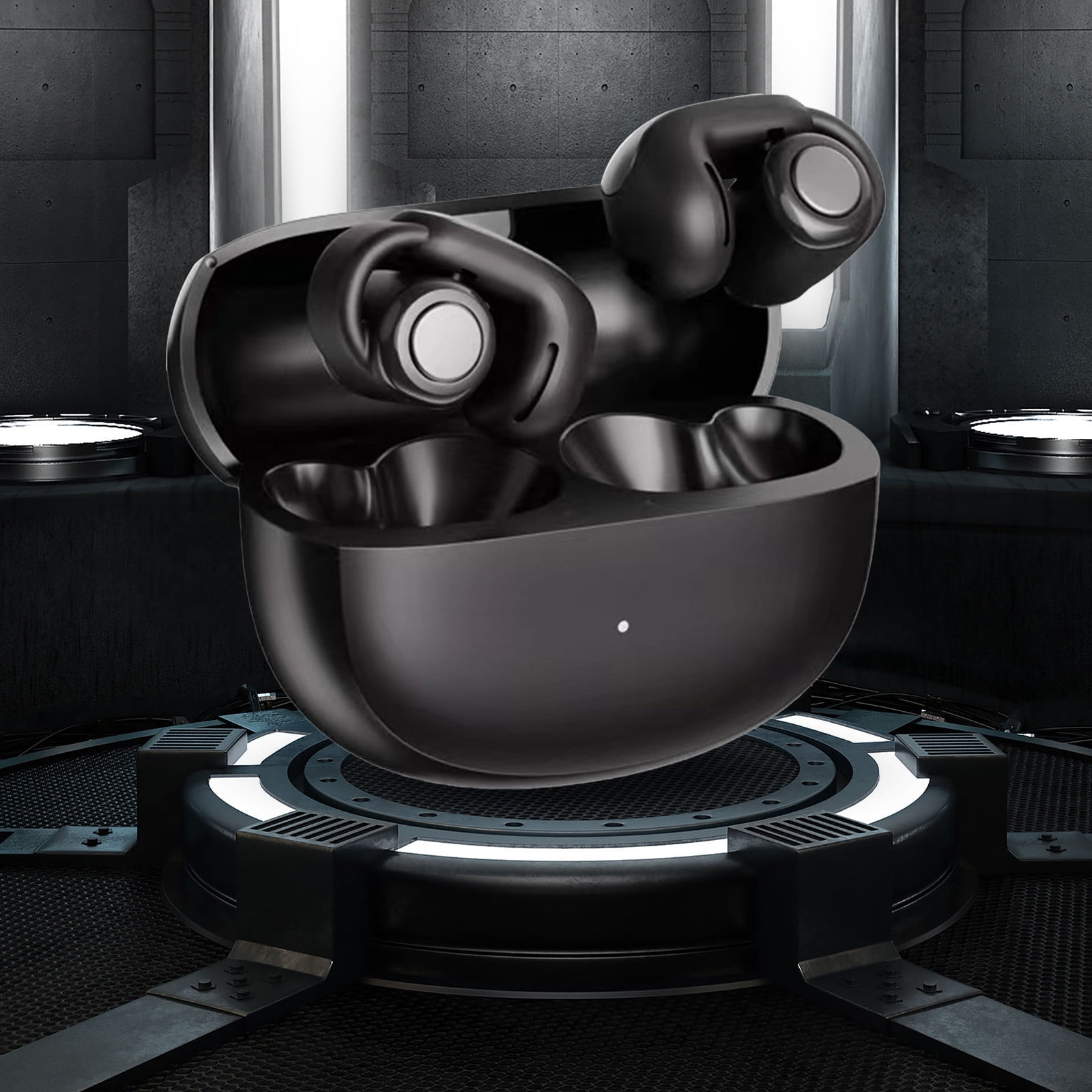 RnemiTe-amo on Clearance！Open Ear Clip Bluetooth Headset Semi-In-Ear ...