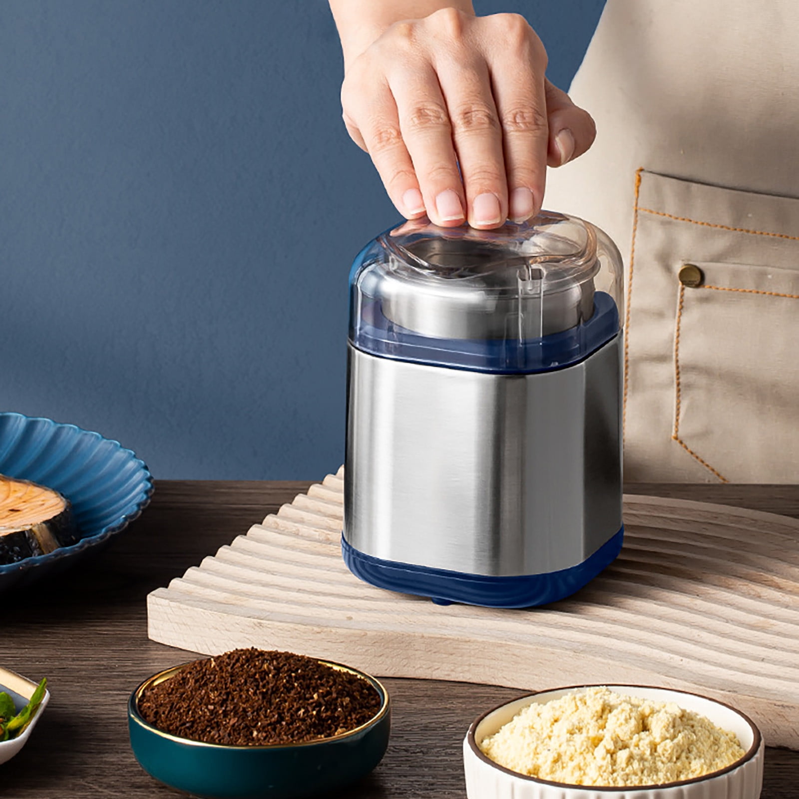RnemiTe-amo Coffee Grinder Electric, Grains Grinder Electric, Spice ...