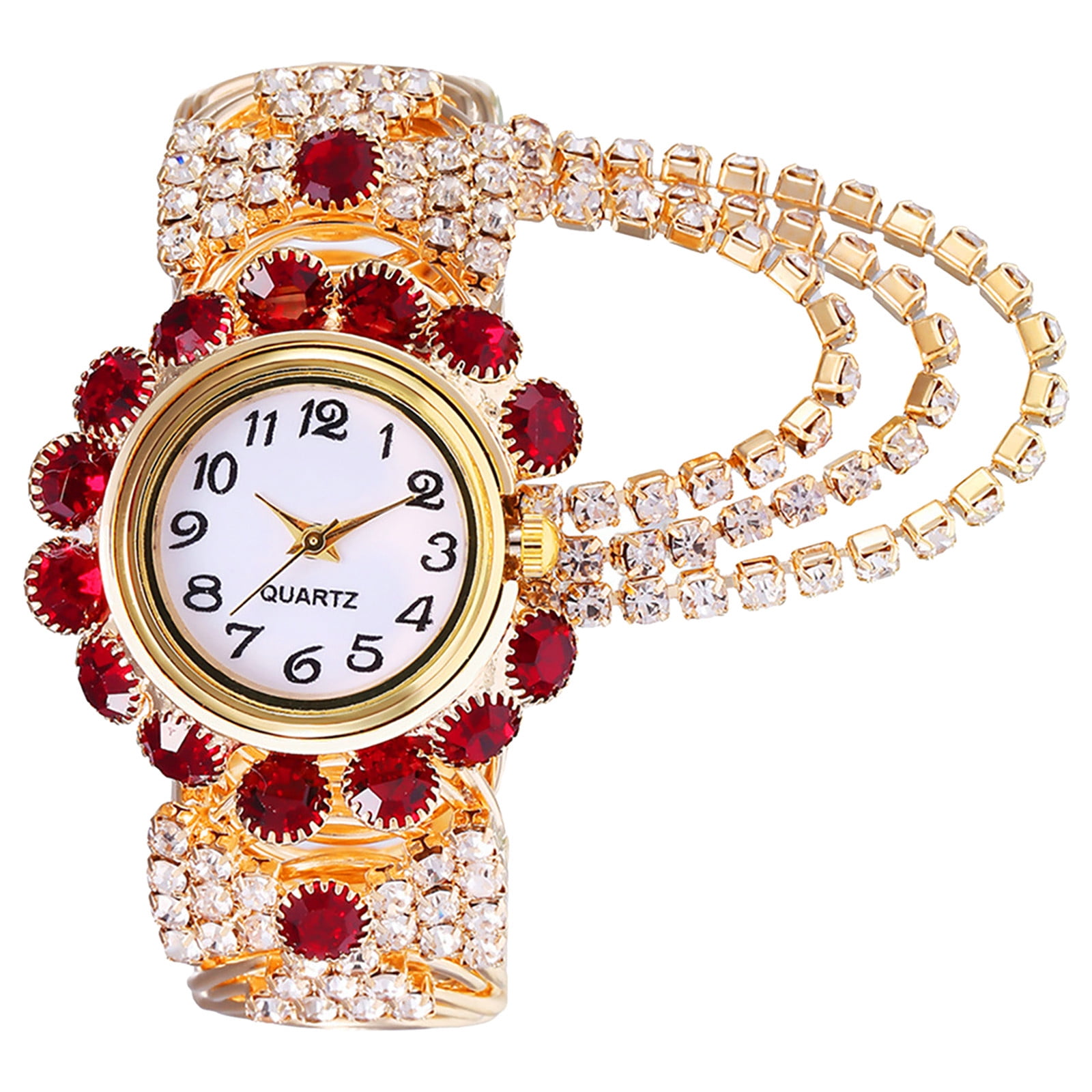 RnemiTe-amo Luxury Women Watch Bling Bling Fashion Jewelry Crystal ...