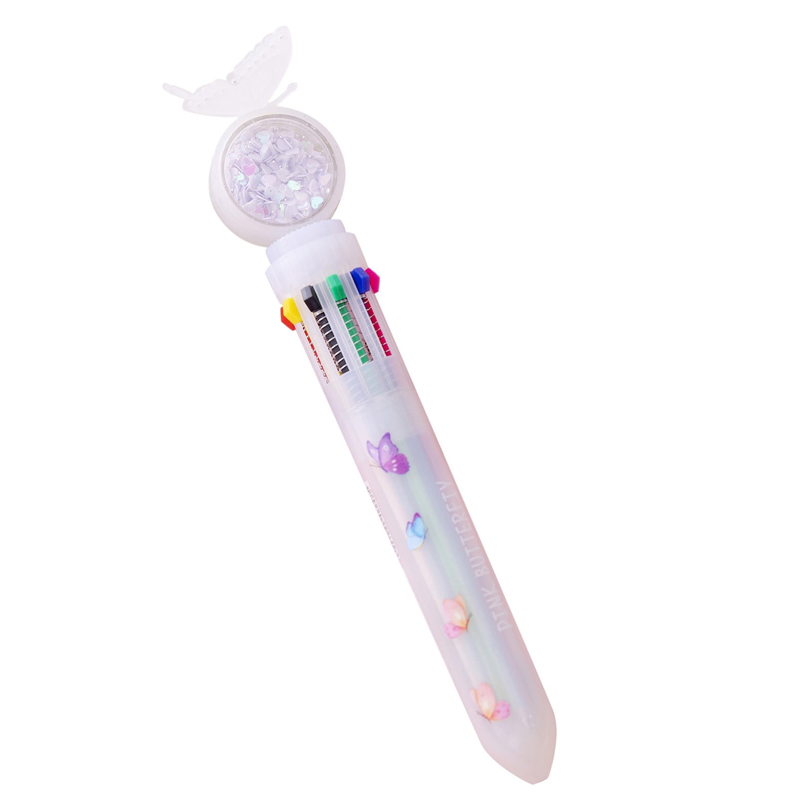 RnemiTe-amo Deals！Pencils 10 Color Ballpoint Pen Push Type Color ...