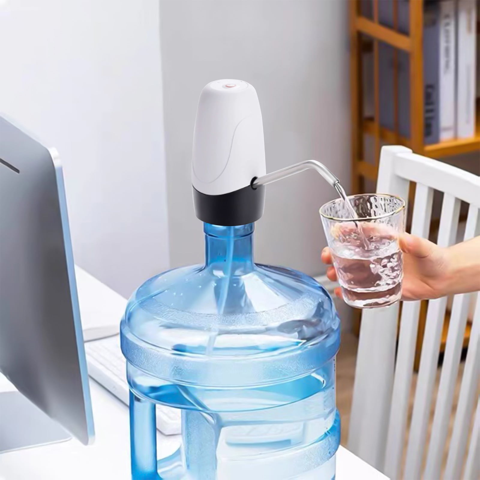 RnemiTe-amo Electric Water Bottle Pump USB Charging Drinking Water ...
