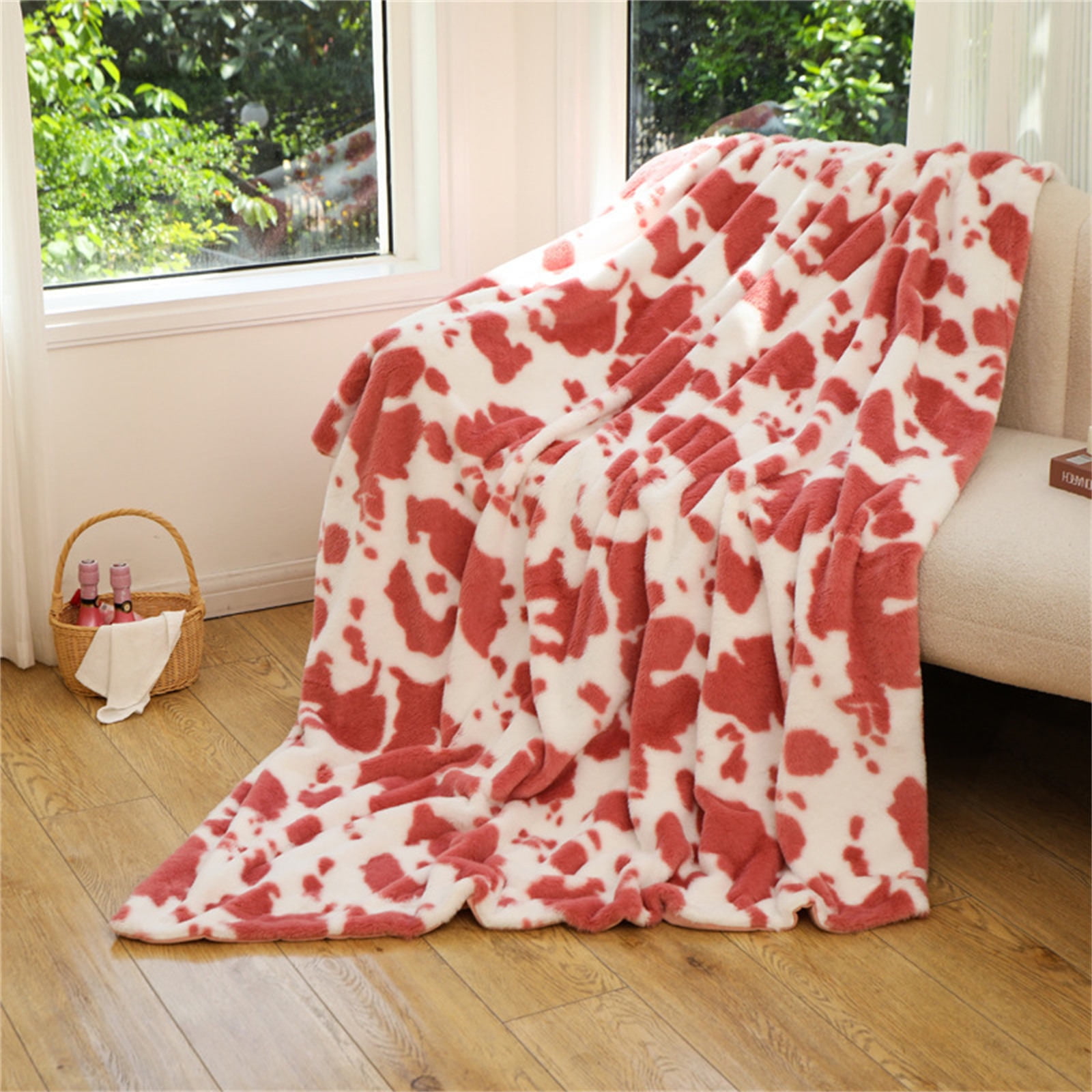 RnemiTe-amo Fluffy Plush Cozy Twin Blanket for Bed,Luxury Plush Blanket ...