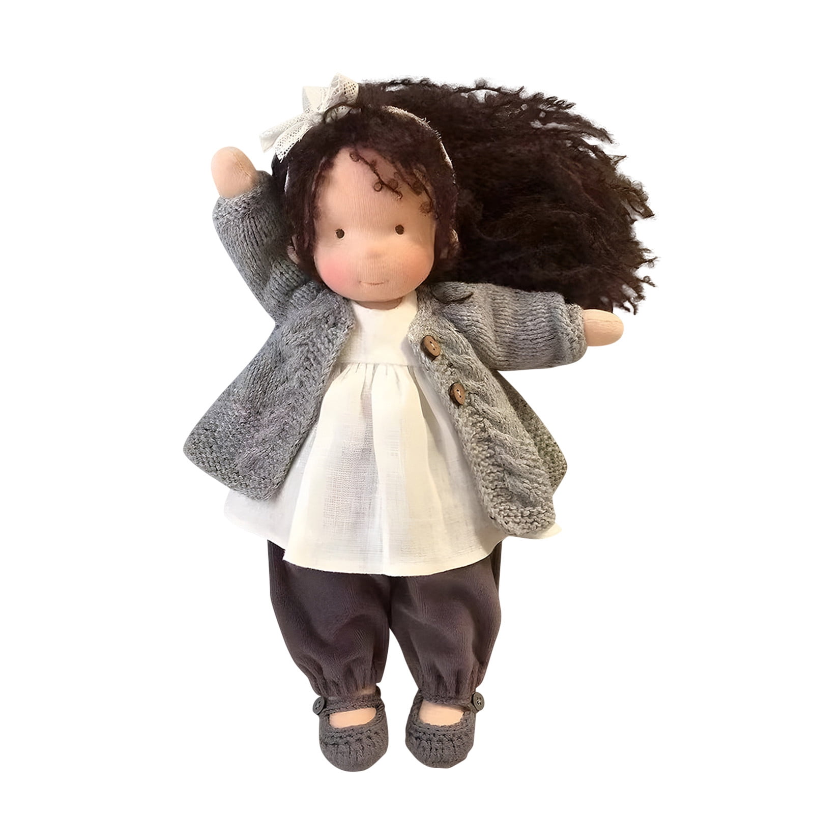 RnemiTe-amo Handmade Waldorf Doll- Agata 12", Soft Girl Rag Doll with ...