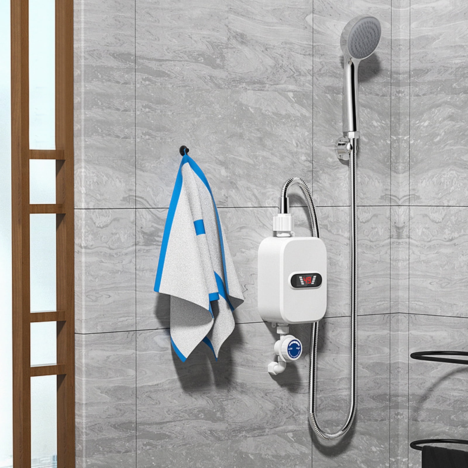 RnemiTe-amo 3000W Instantaneous Tankless Water Heater, Electric Hot ...