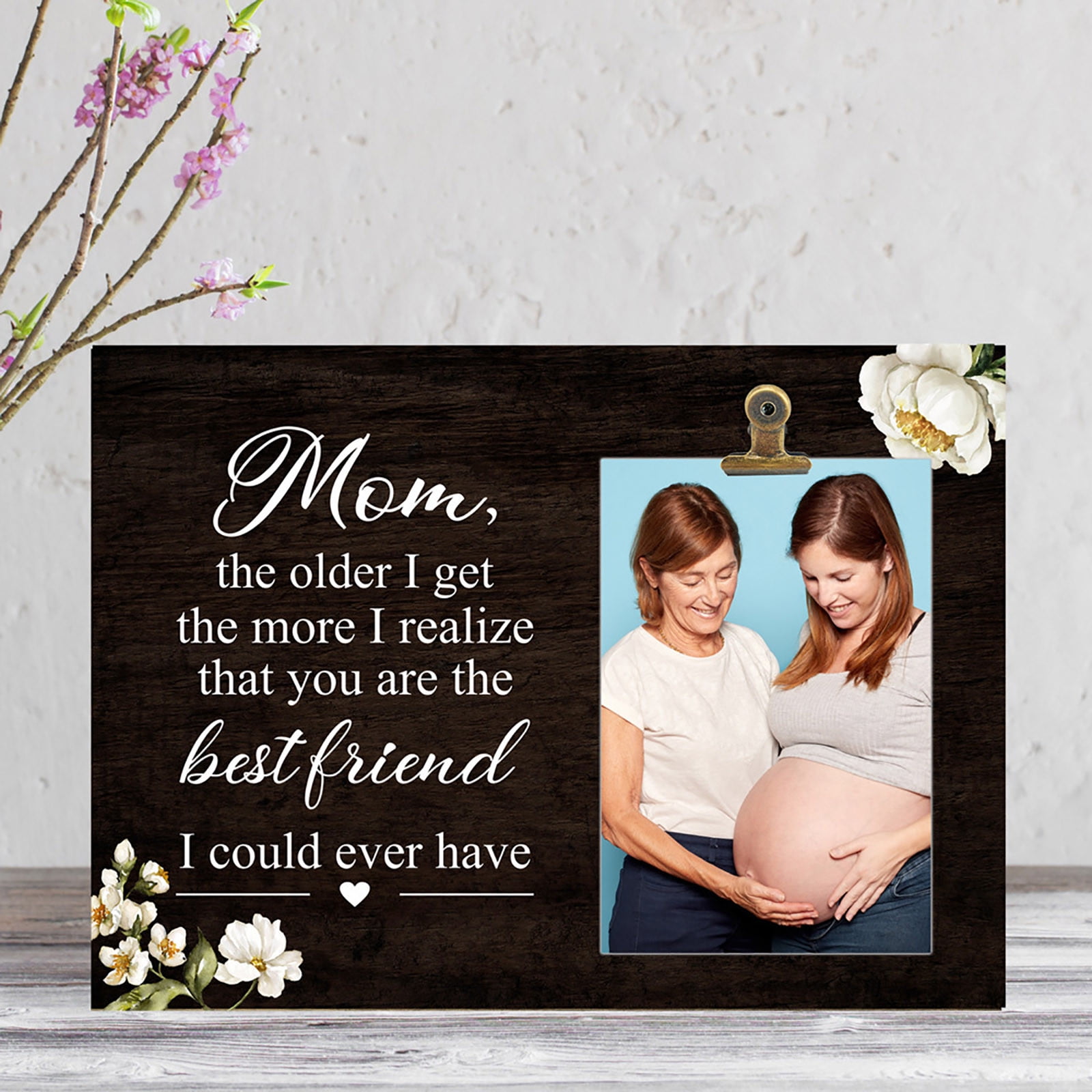 RnemiTe-amo Mom Picture Frame Gifts, First Mother's Day Gift for New ...