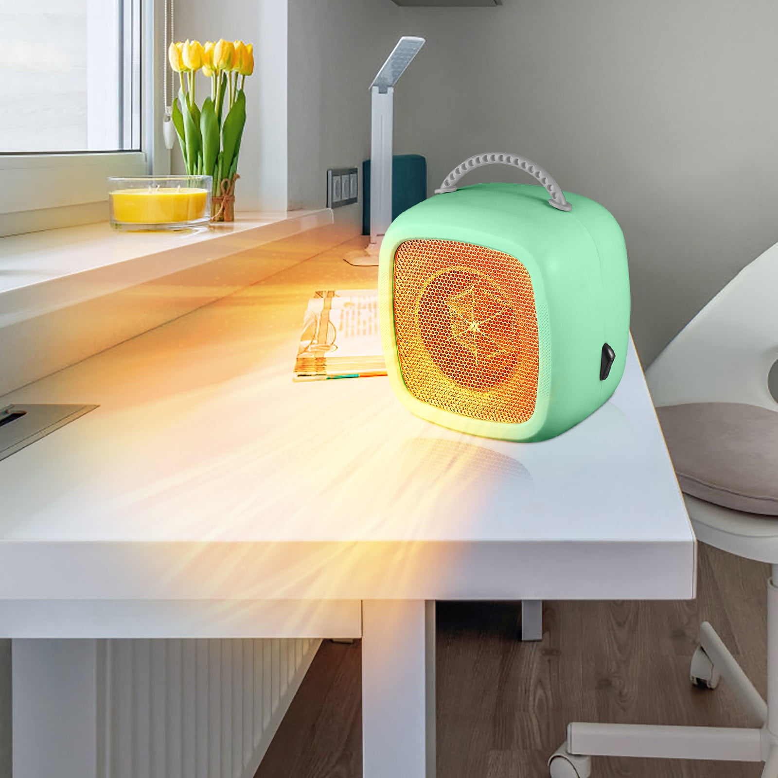 RnemiTe-amo Portable Space Heater, Fast Heating Small Space Heater,Mini ...