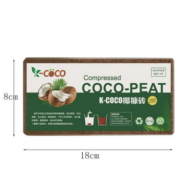Gro-Med 6 Pack Coconut Coir Husk Chips Brick Coco Mulch Orchid Potting ...