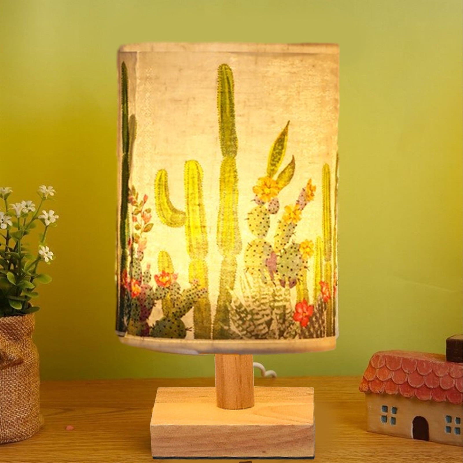 RnemiTe-amo on Sale！DIY Bedside Lamp Sunflower Impressionism Reading ...