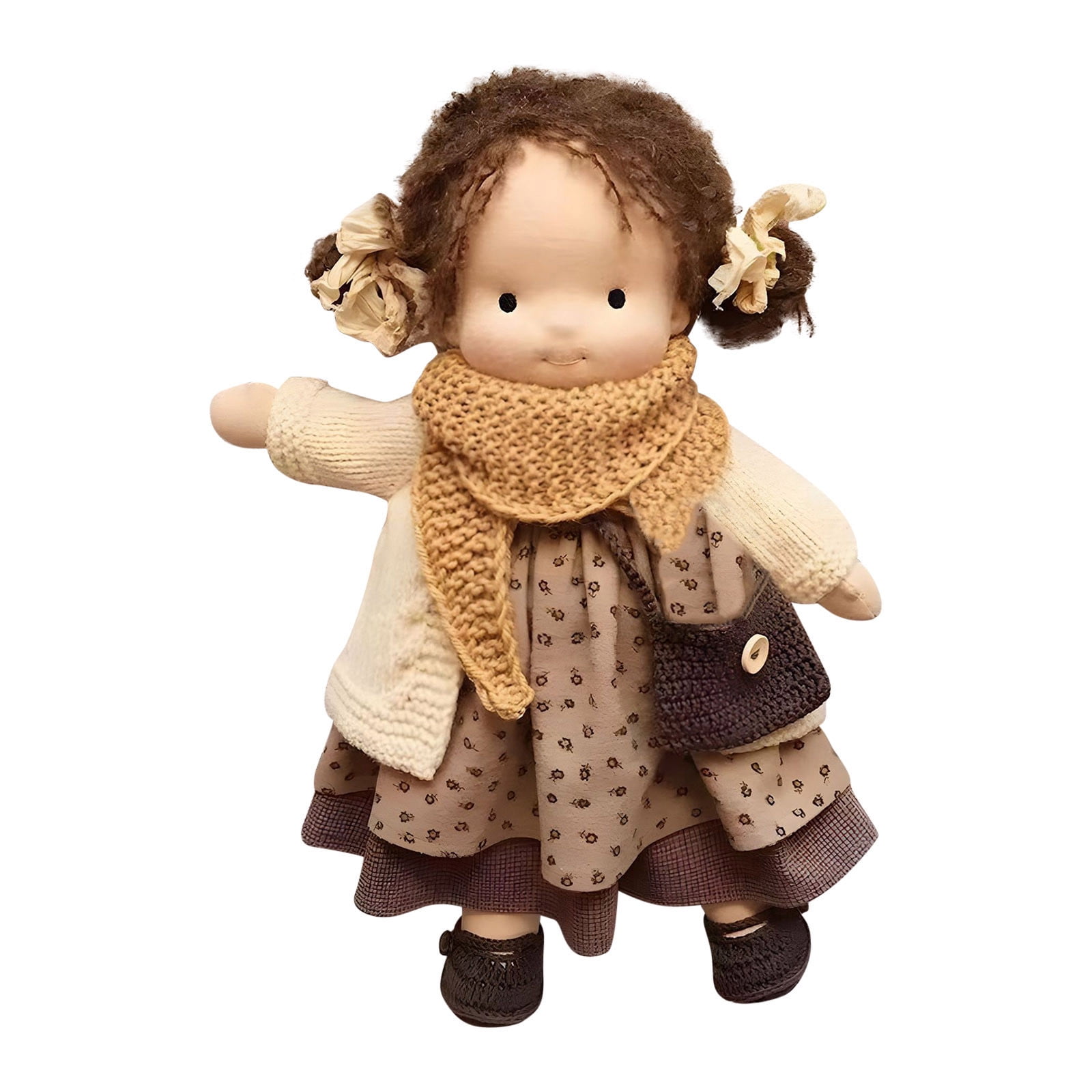 RnemiTe-amo Waldorf Dolls Handmade Plush Toy Plush Doll Children Toys ...