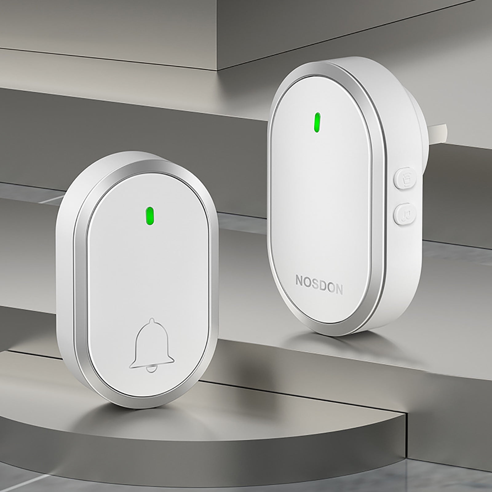 RnemiTe-amo Wireless Doorbell,Plug and Play Waterproof Door Bell Kit ...