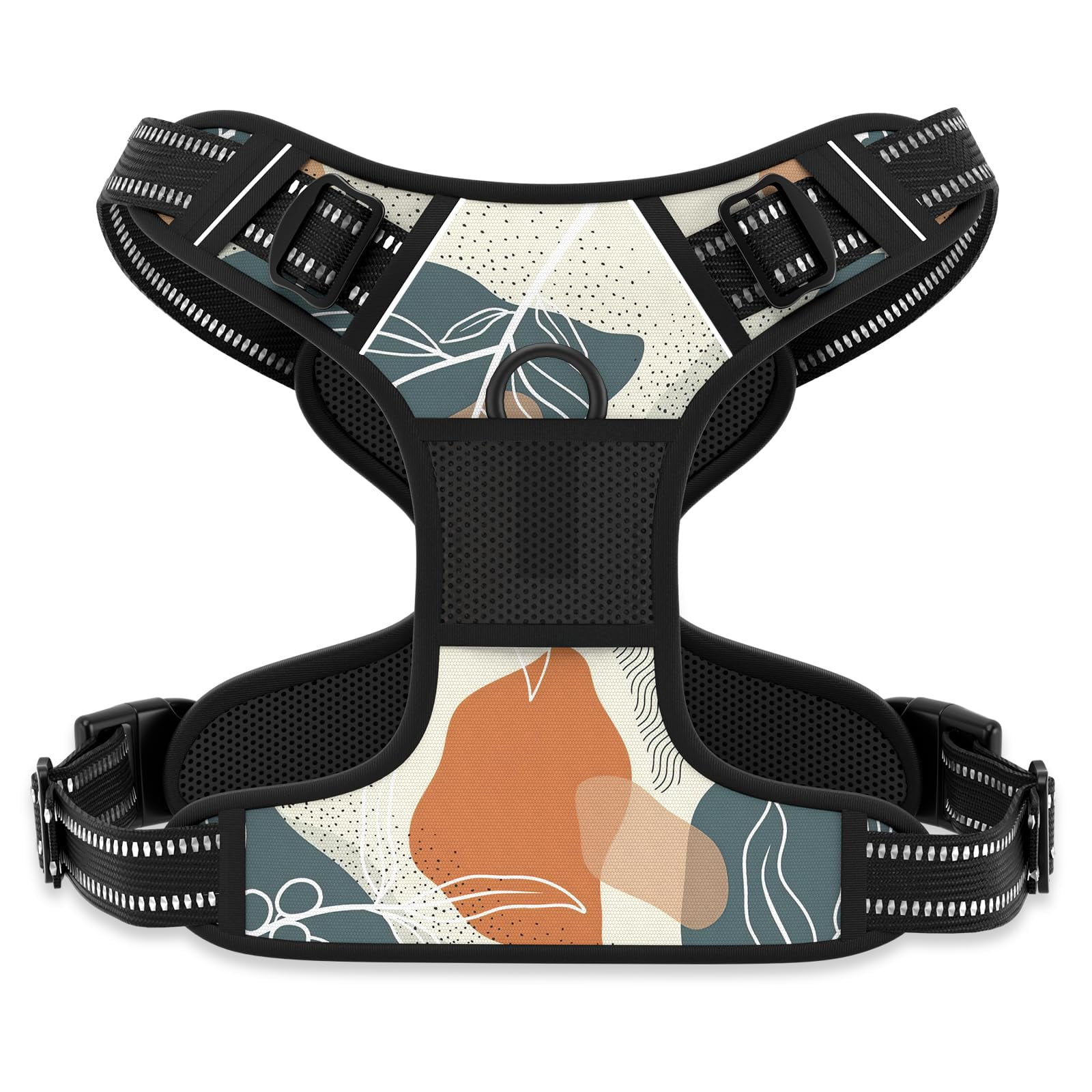 Rnivvi No Pull Dog Harness, Cute Boho Reflective Extra Small Sized Puppy Harness, Adjustable ...