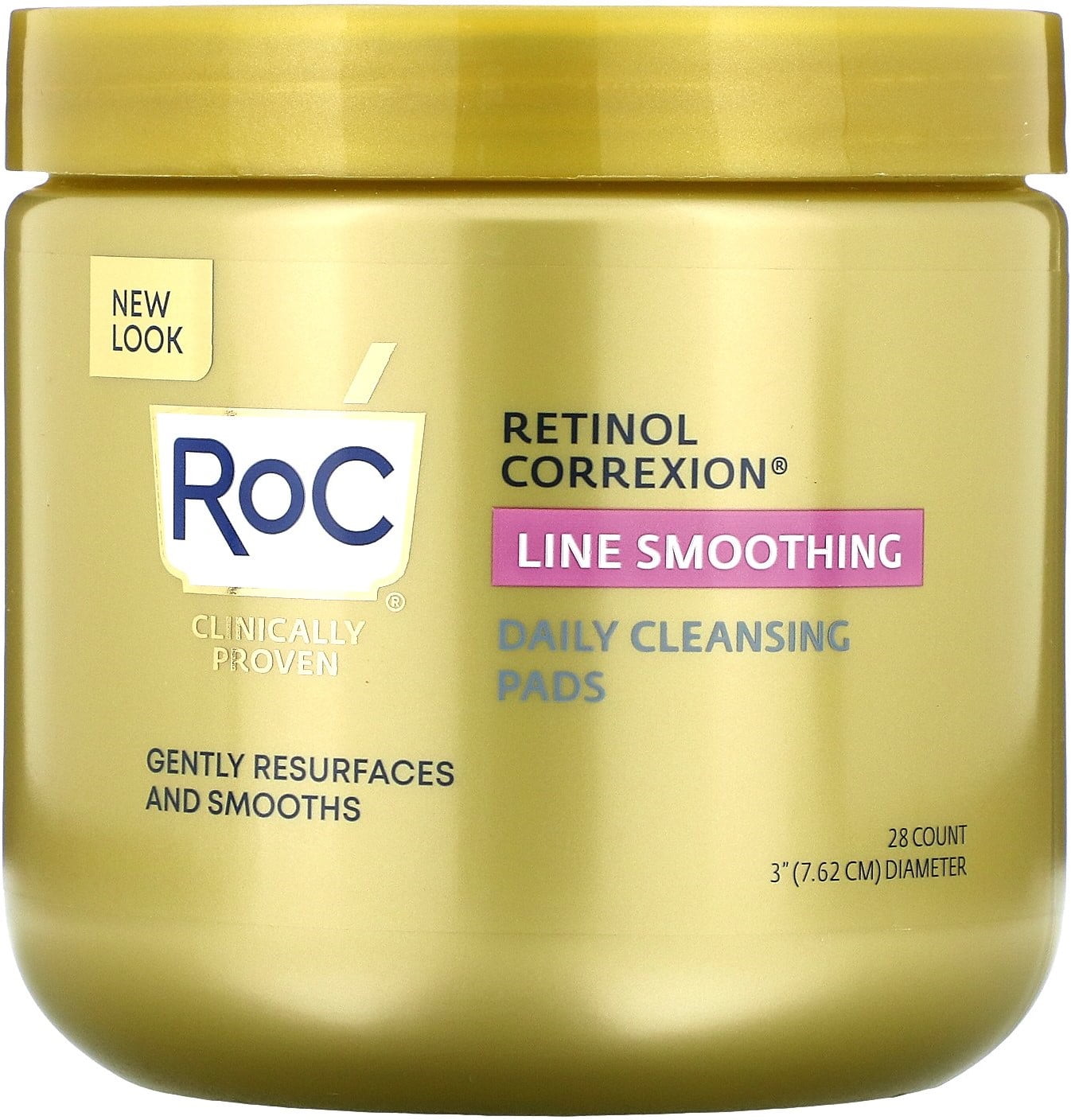 RoC Exfoliating Facial Discs, Daily Resurfacing and Cleansing Face Pore ...