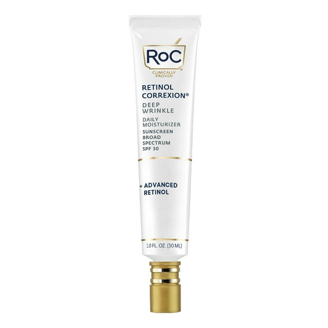 RoC Retinol Correxion Anti-Aging Deep Wrinkle Face & Neck Daytime ...