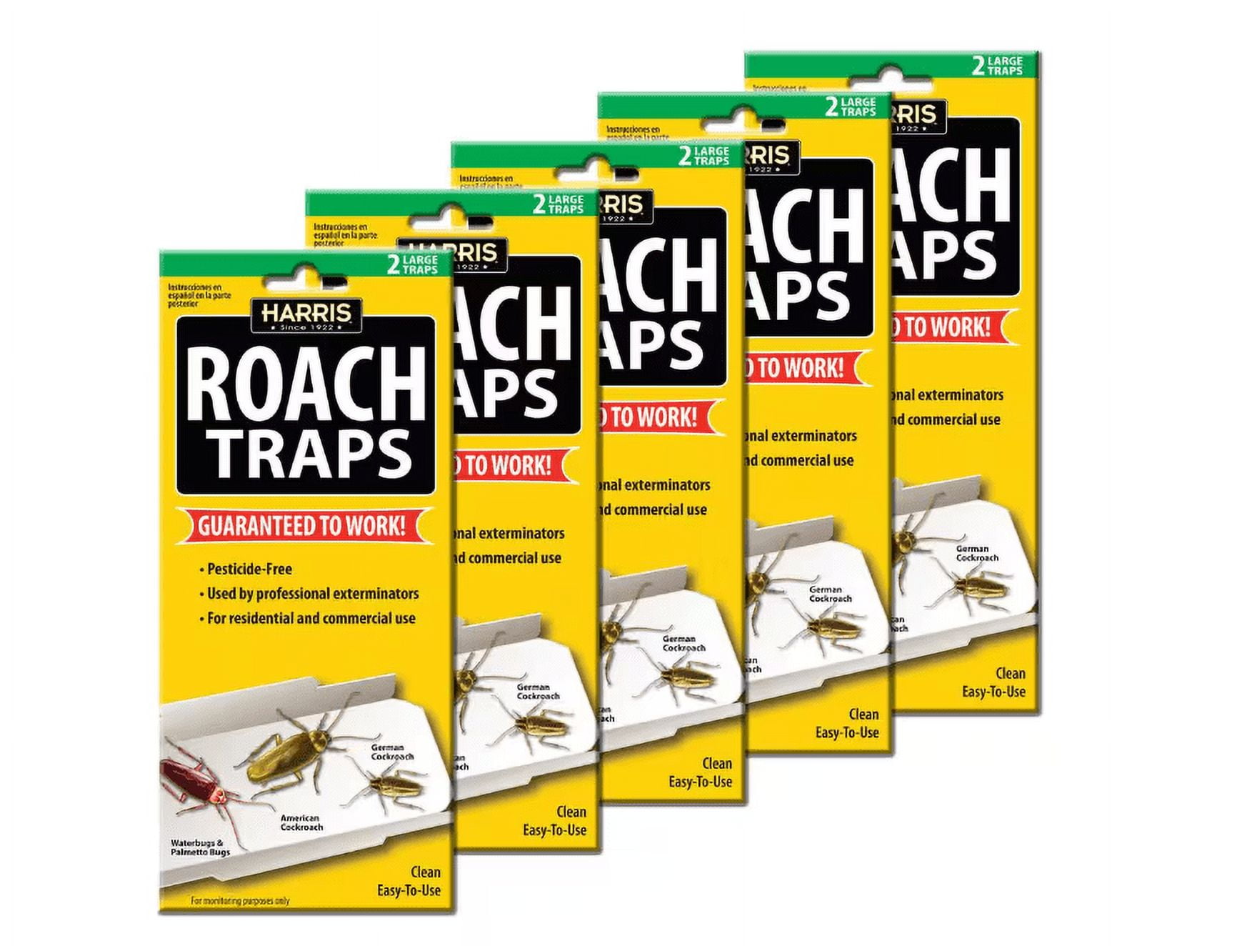 Roach Trap Value Pack Includes 10 Roach Traps - Walmart.com