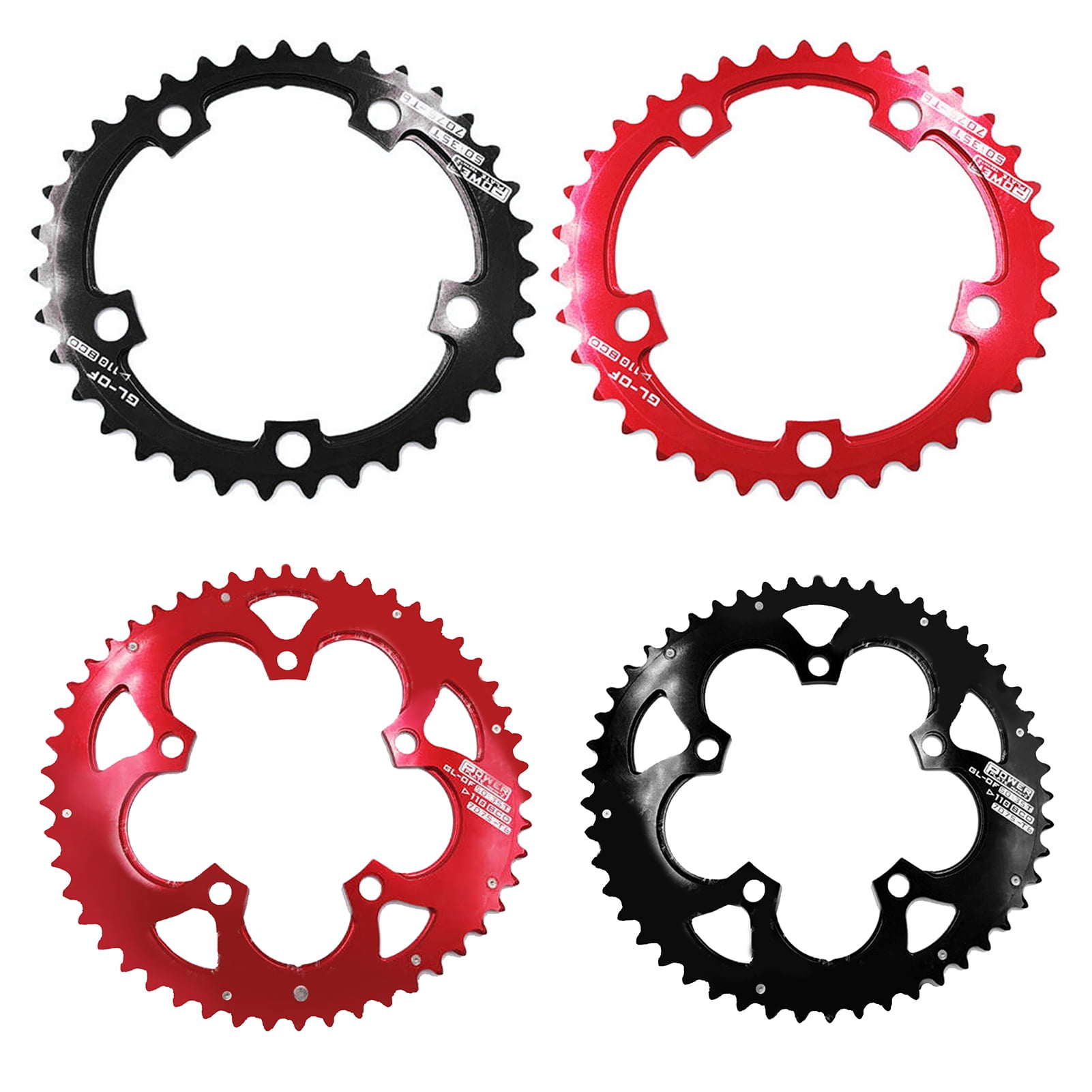 Road Bicycle 110BCD 35/50T Chain Wheel Bike Ultralight Ellipse ...