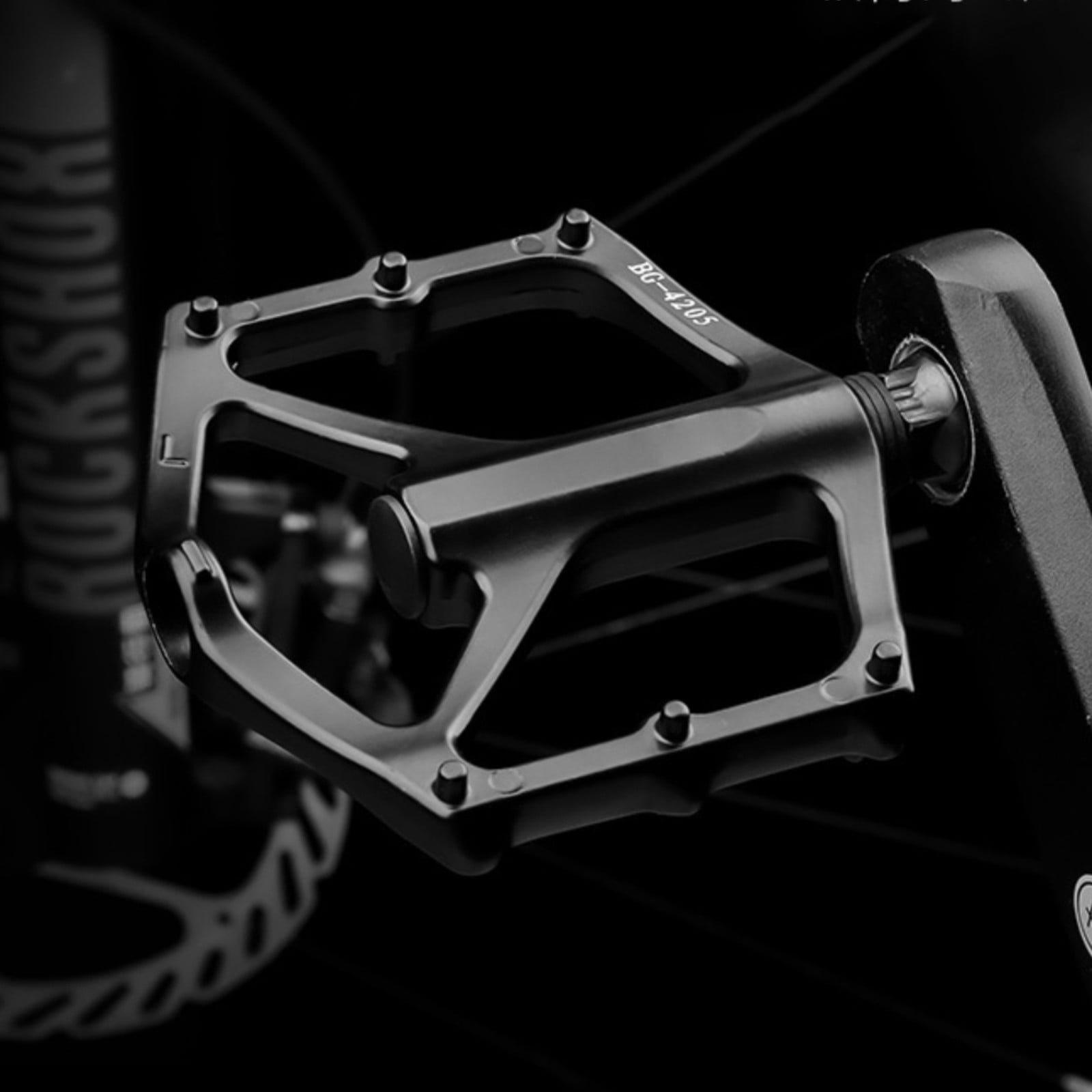 Road Bike Aluminum Alloy Pedals Widened Bearing Mounted An.ti ...