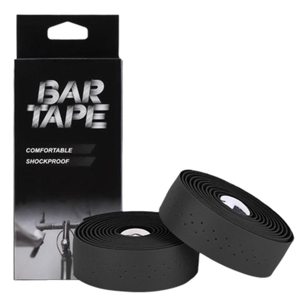 Road Bike Bicycle Handlebar Tape Grip Bar Drop Wrap Soft Leather PU ...