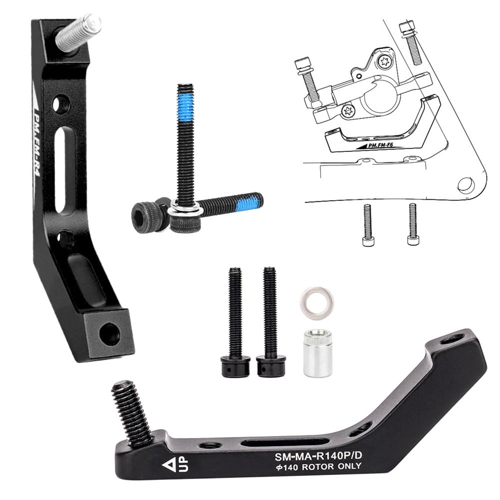 Road Bike Bike Disc Brake-Caliper Adapter Flat Mount To Post Mount Post ...