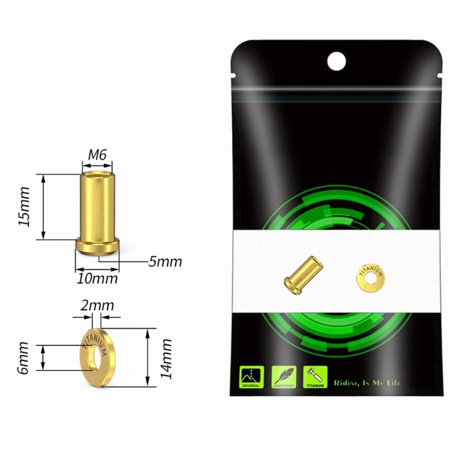 Road Bike Brake Caliper Locking Bolt with Washer - Gold - 15mm ...