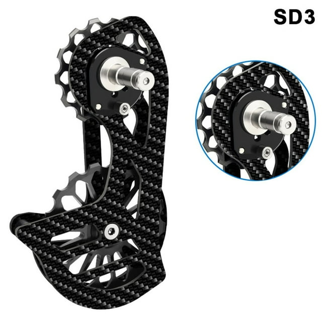 Road Bike Carbon Fiber Guide Wheel 5800 6000 7000 8000 9000 After The ...