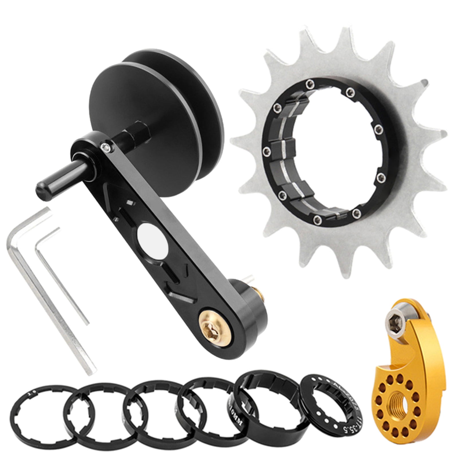 Road Bike Chain Tensioner Adjustment Chain Guide Single Speed Chain ...