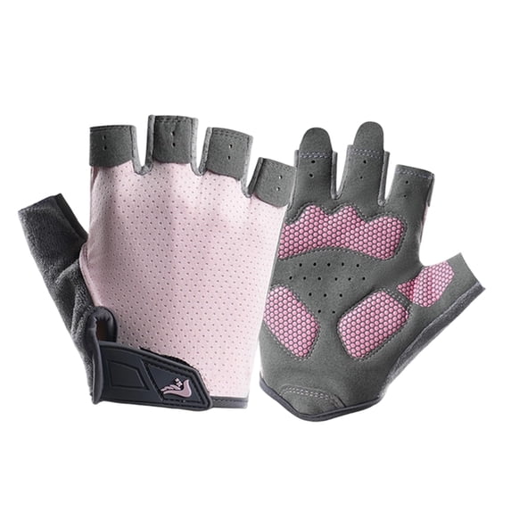 Road Bike Gloves Half Finger Breathable Meshes Sweat Wicking Durability ...